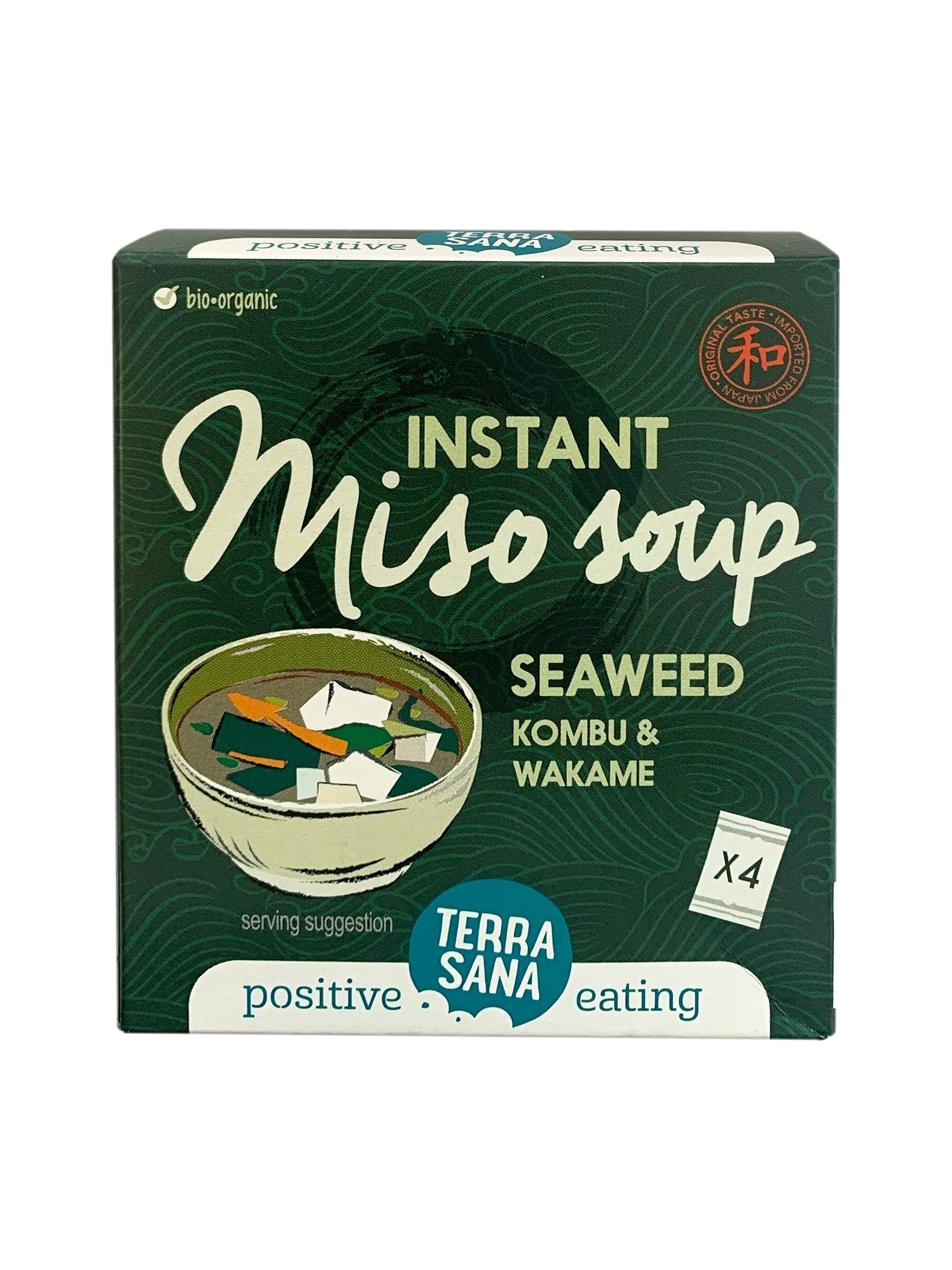 Instant Miso Soup, Powder, 4 Bags * – Tampopo Foods